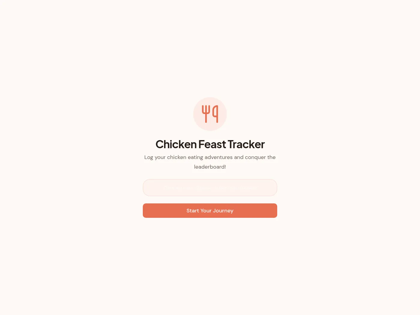 Chicken Feast Tracker