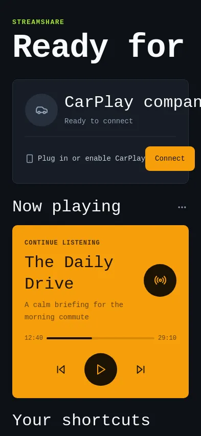 CarPlay StreamShare