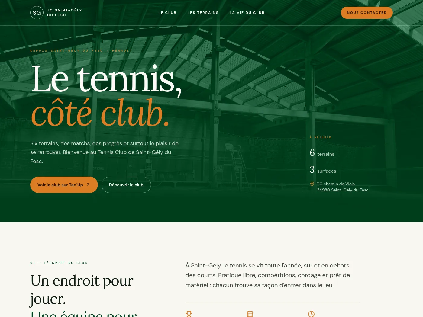 Saint-Gély Tennis Club Site