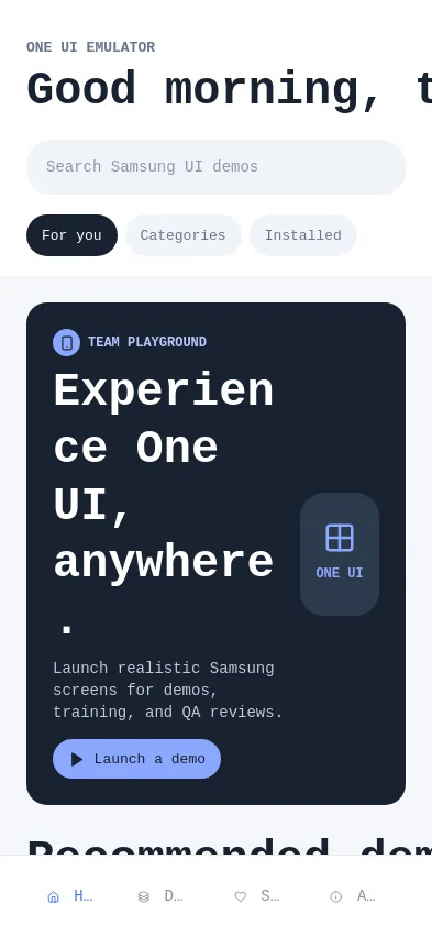One UI Emulator Pro