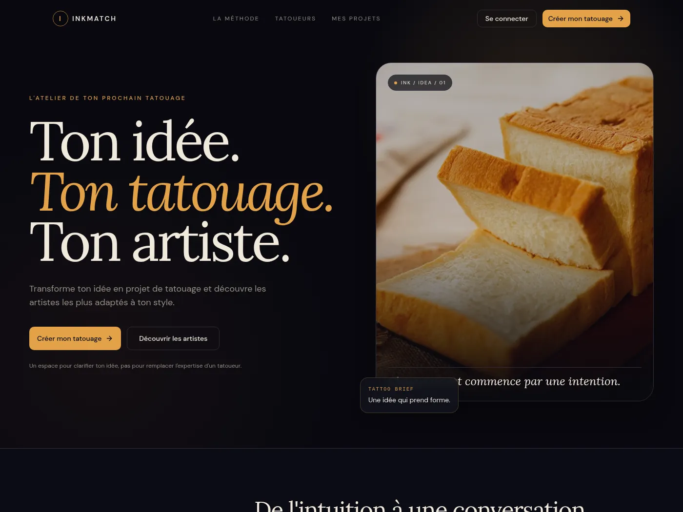 Inkmatch Tattoo Platform