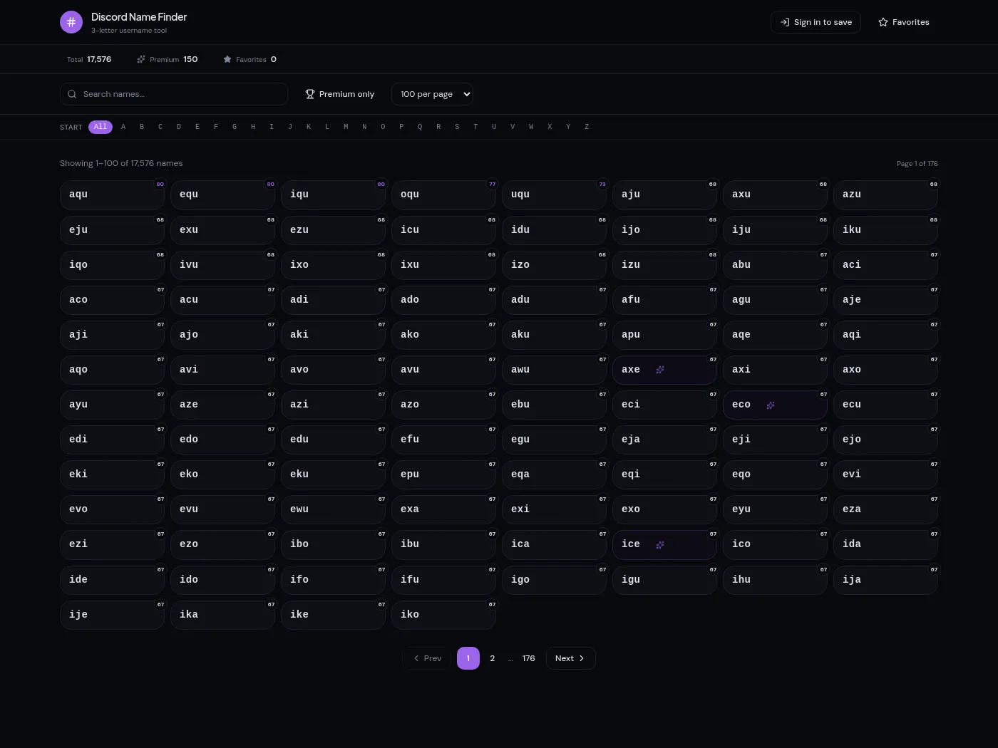 Discord Name Finder