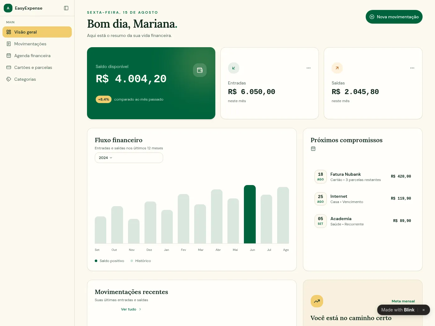 EasyExpense Manager