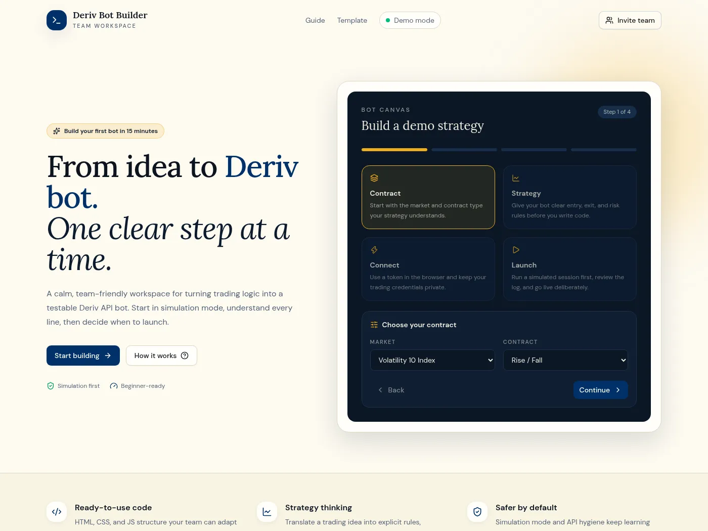 Deriv Bot Builder
