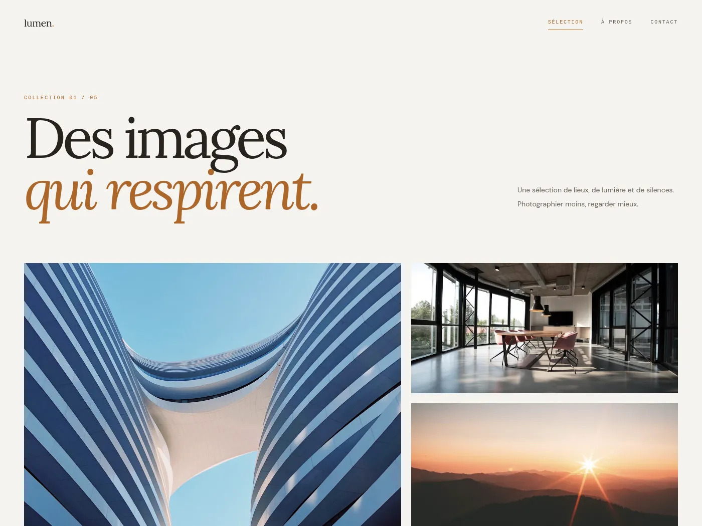 Photo Tabbed Website