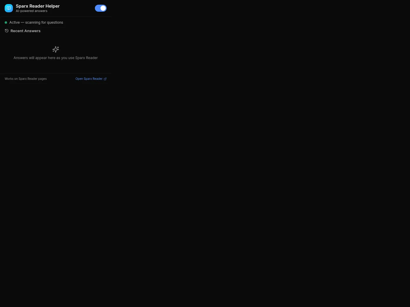 Sparx Reader Helper