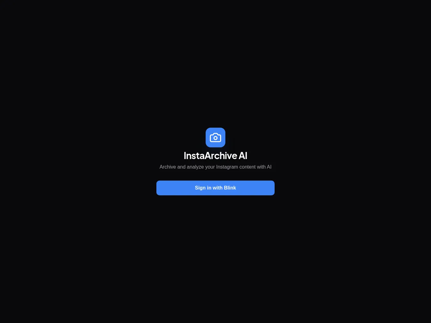 InstaArchive AI