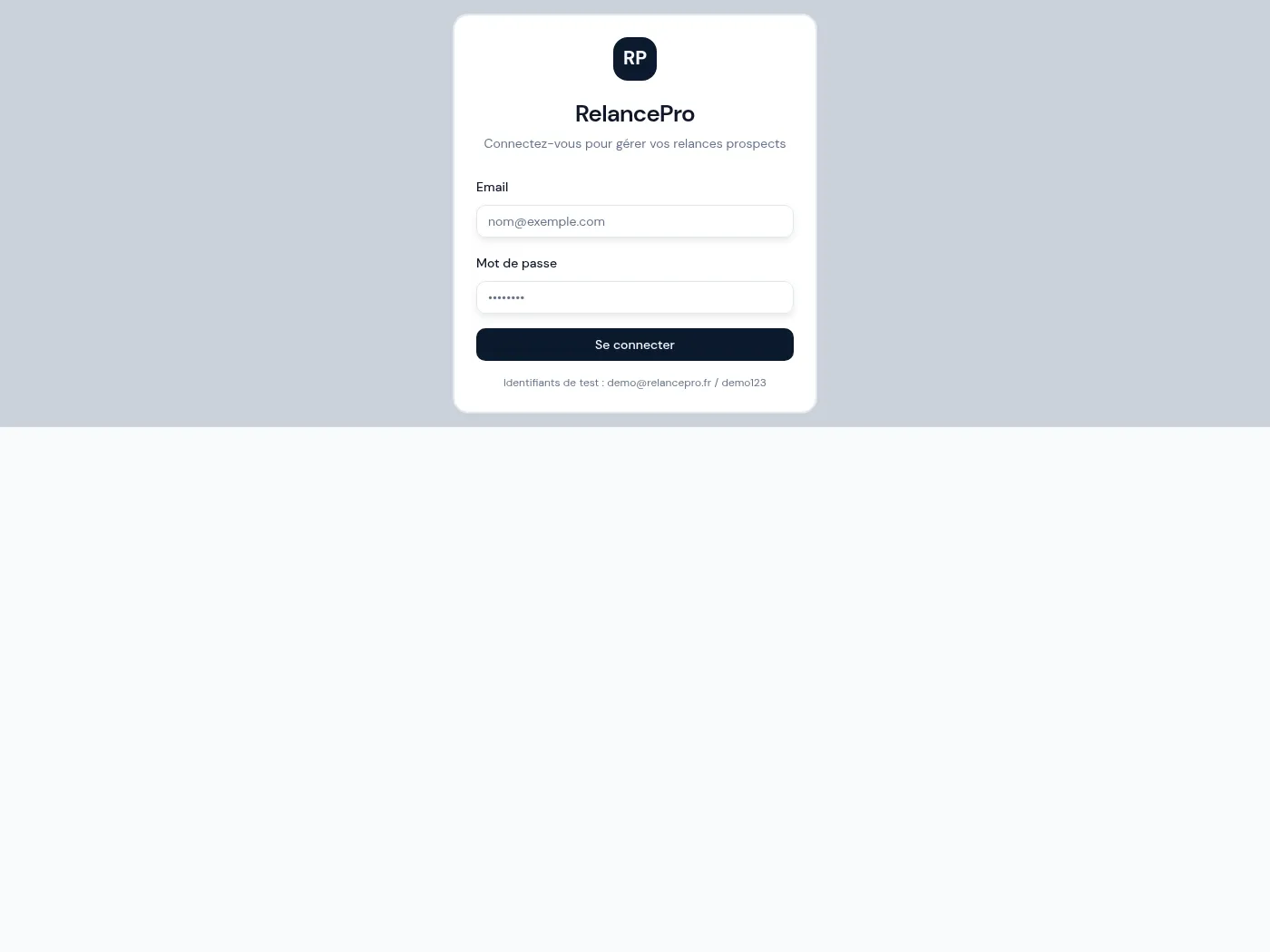 RelancePro SaaS Assistant