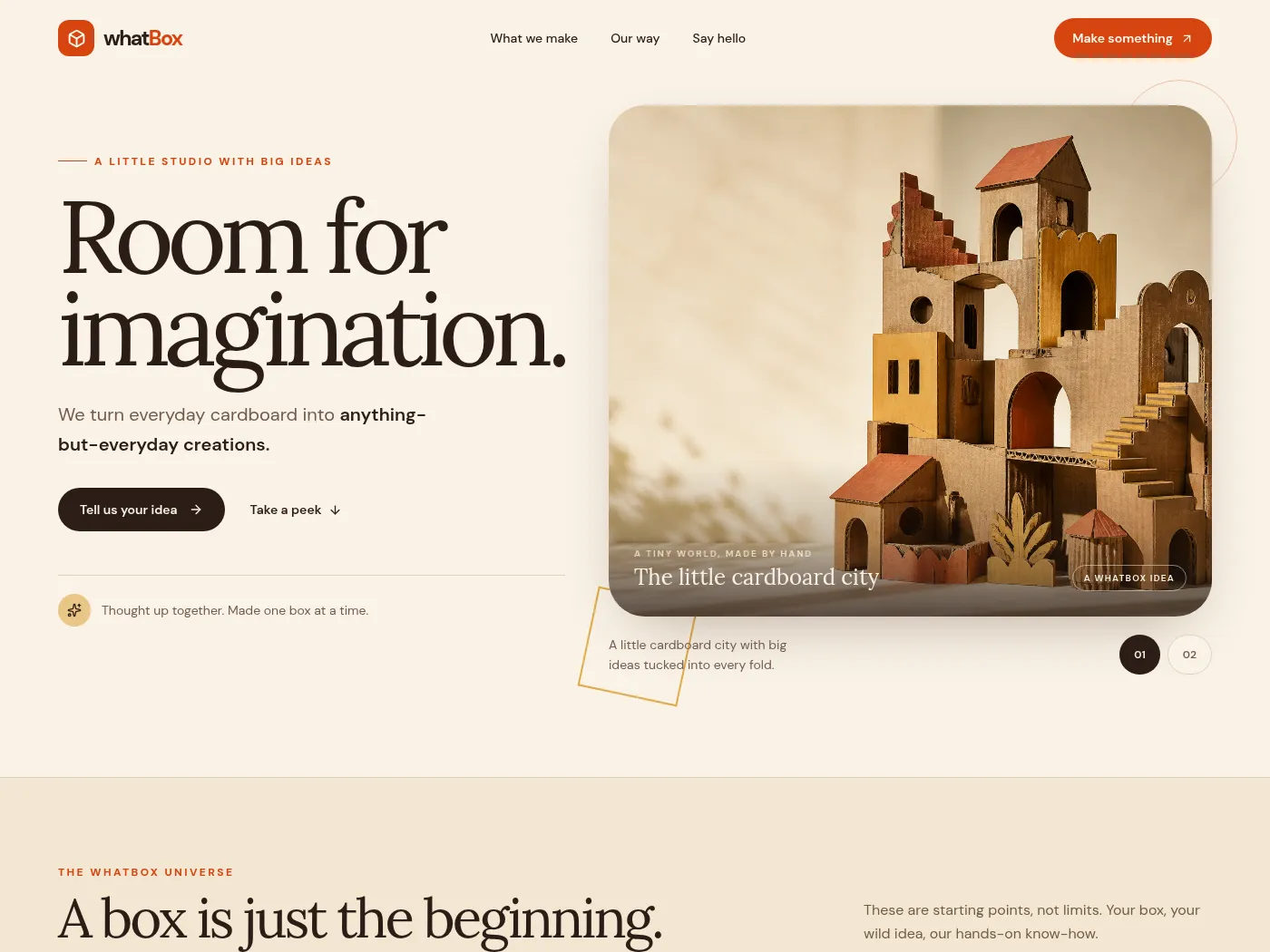 whatBox Business Website
