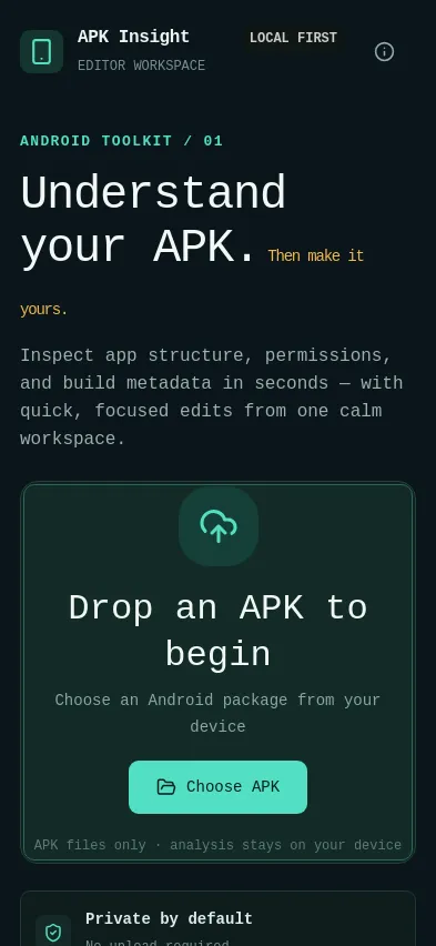 APK Insight Editor