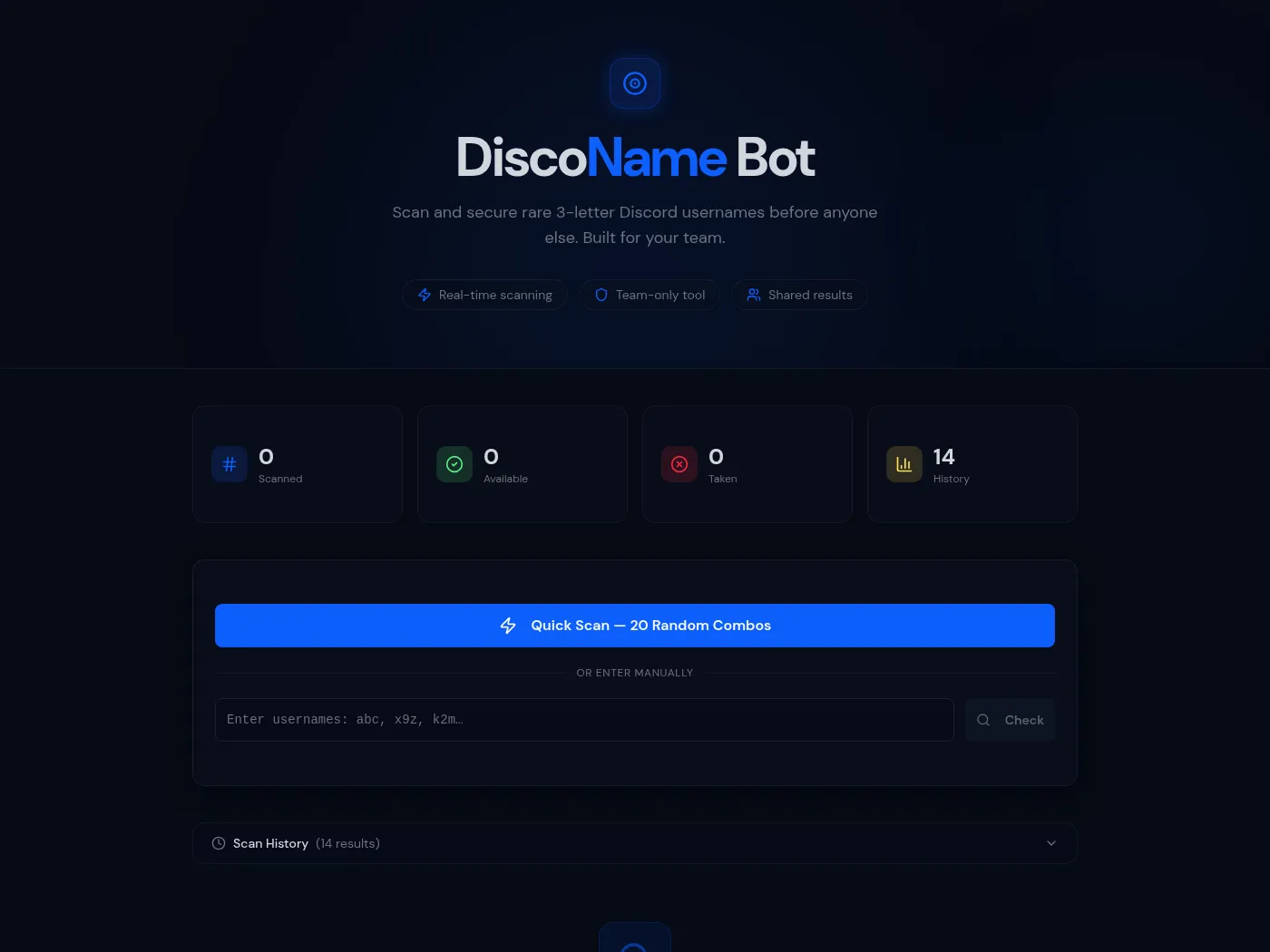 DiscoName Bot