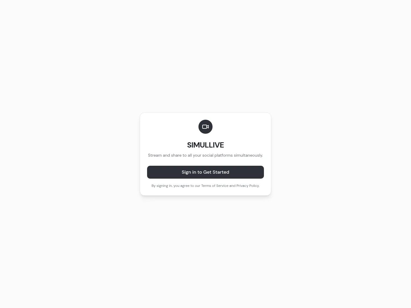 SimulLive Social Stream