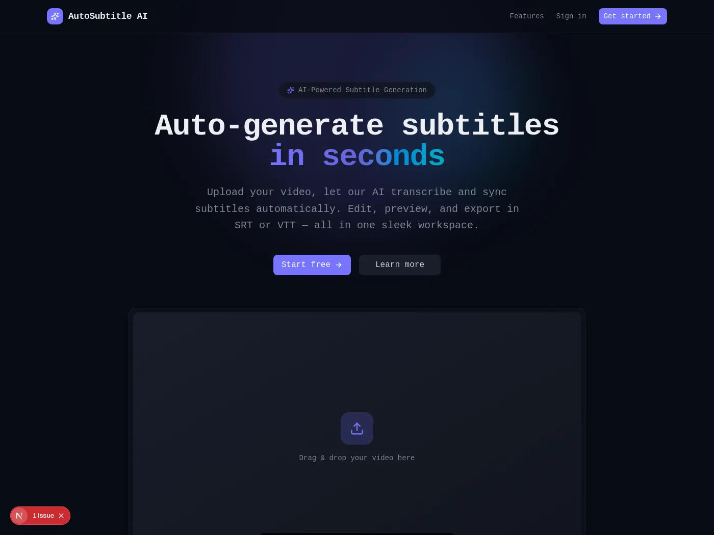 AutoSubtitle AI
