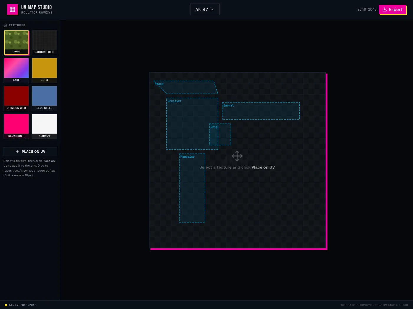 CS2 UV Map Studio