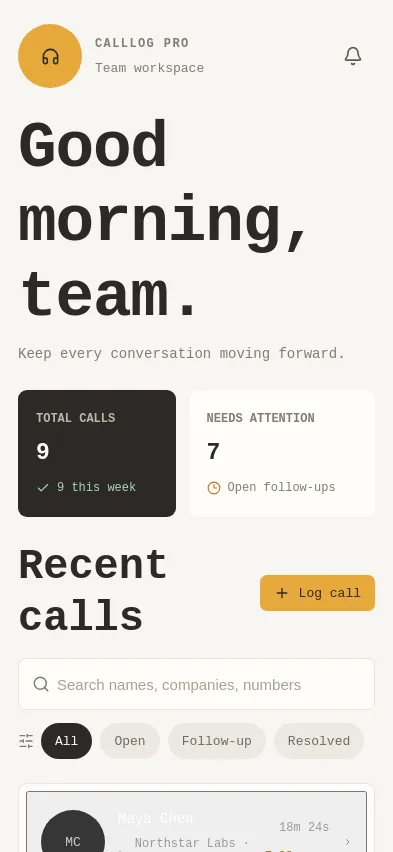 CallLog Pro