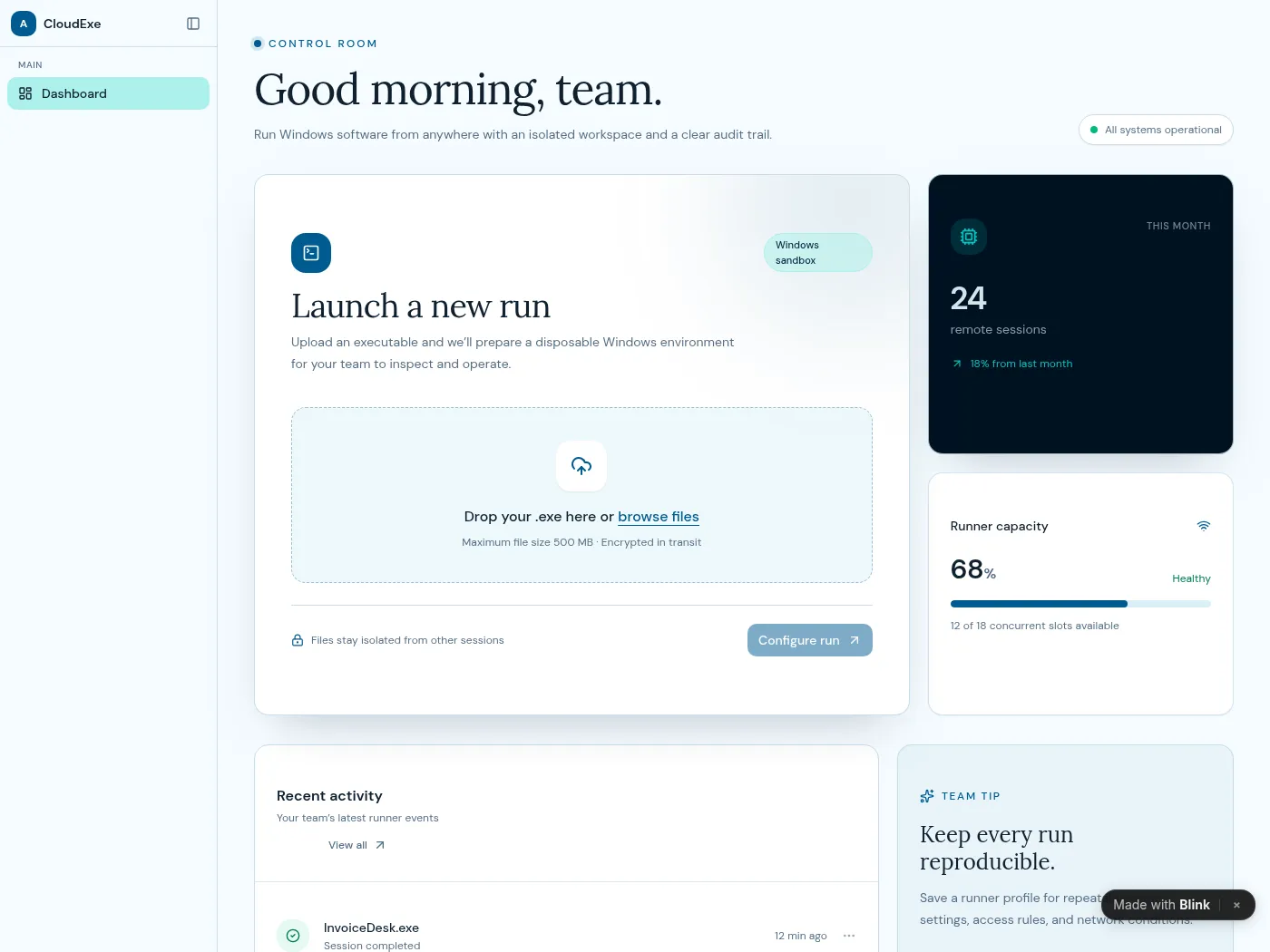 CloudExe Runner