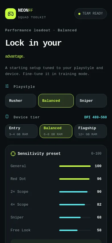 NeonFF Gamer Toolkit
