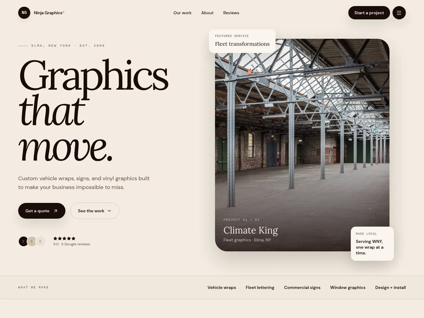 Ninja Graphics Web Hub
