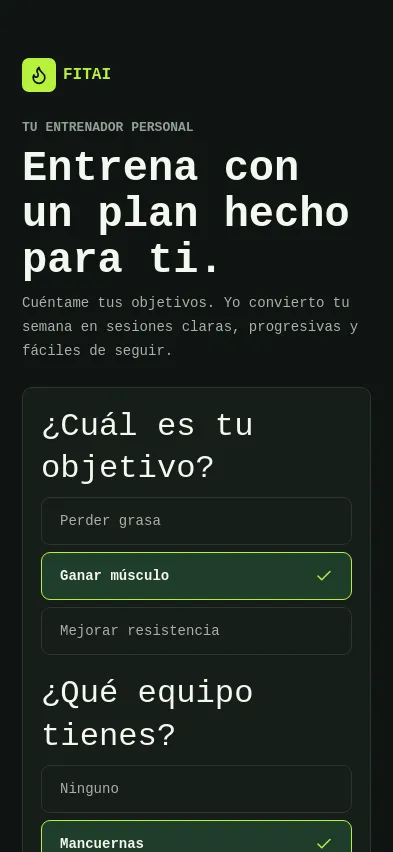 FitAI Personal Trainer
