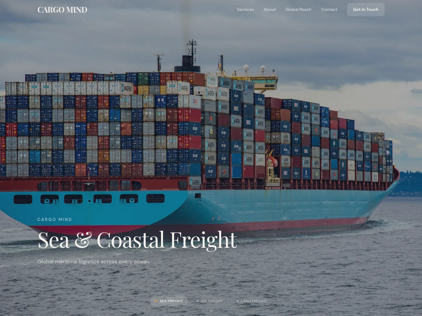 Cargo Mind Logistics Site