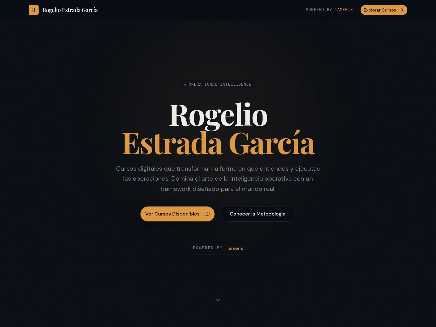 Cursos Rogelio Landing