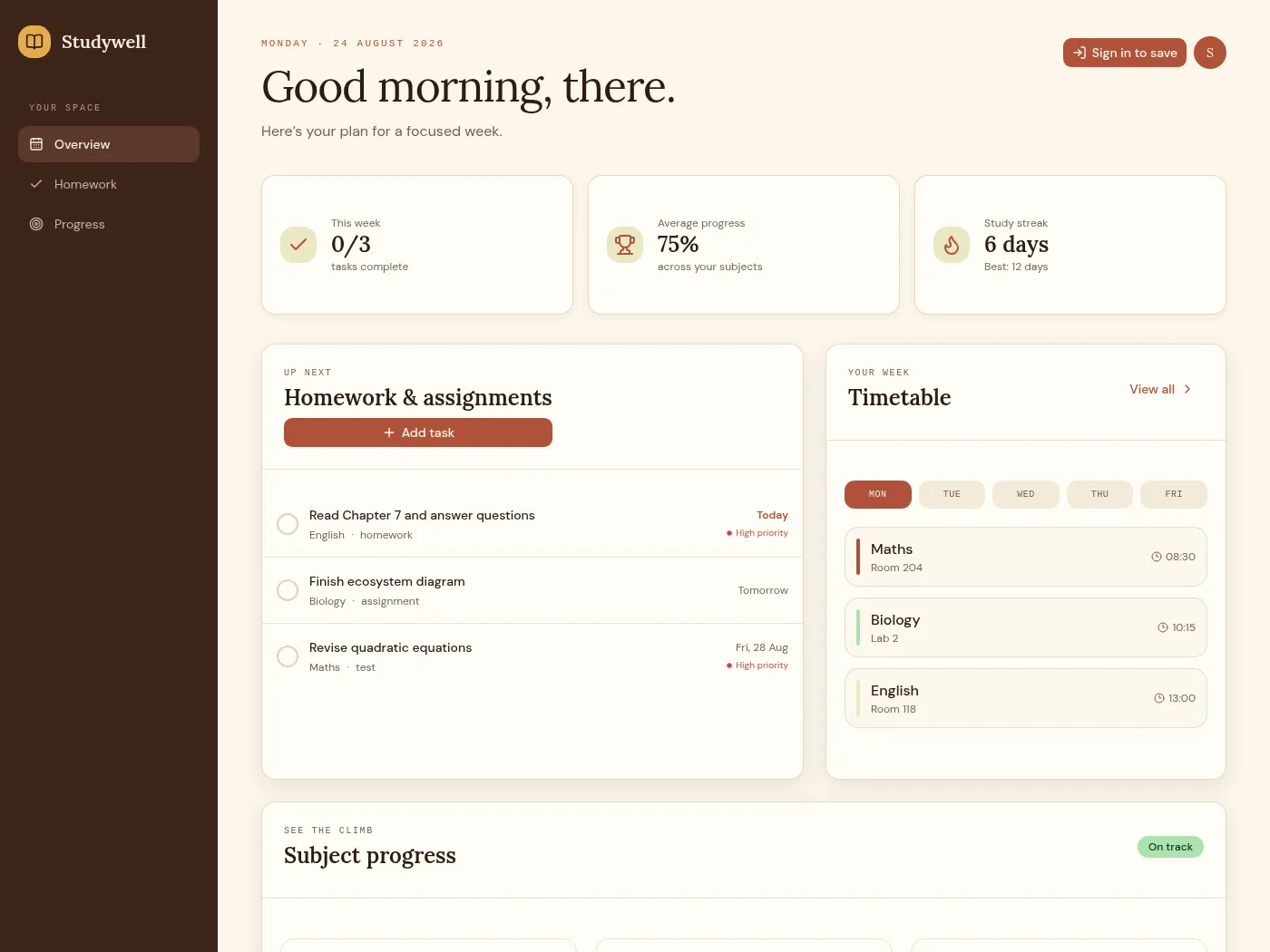 Student Success Tracker