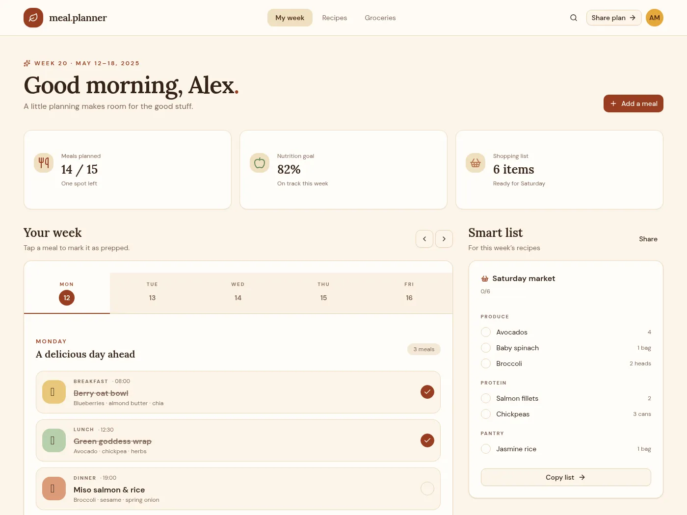 Meal Planner Pro