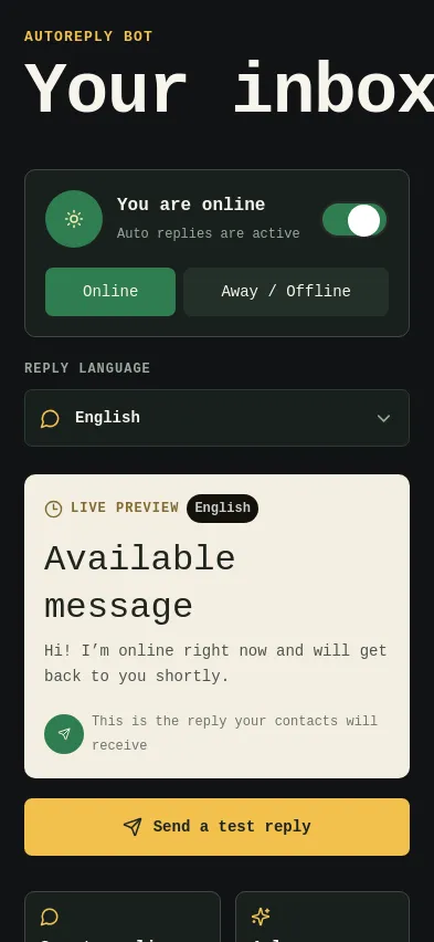 AutoReply Bot APK