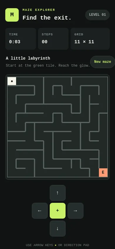 Maze Explorer
