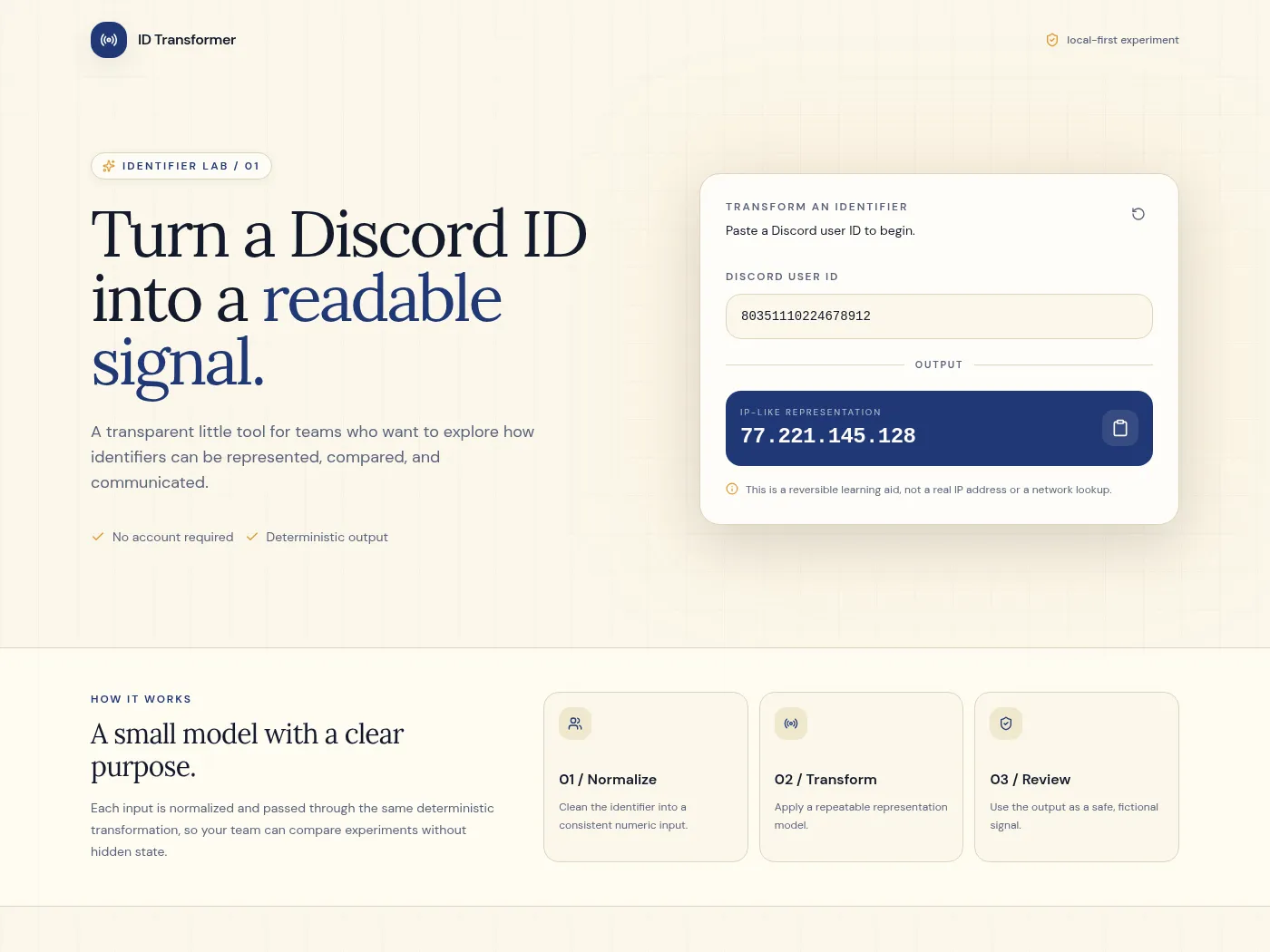 ID Transformer Tool