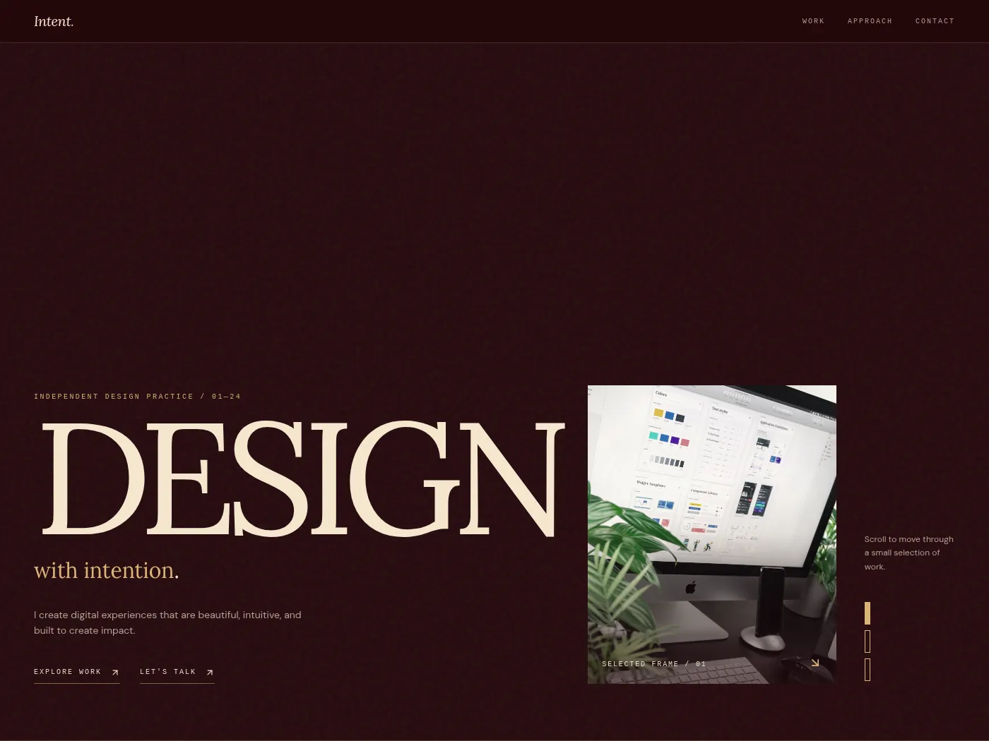 Intent Design Portfolio