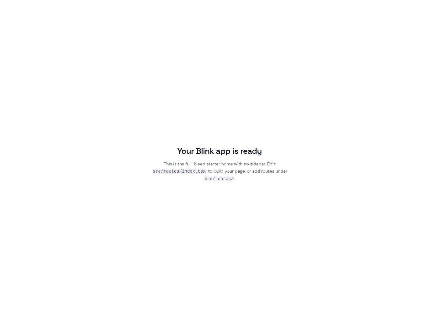 Blink New Link Manager
