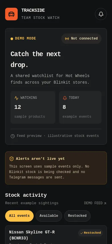Hot Wheels Stock Alert Bot