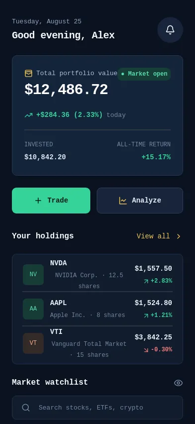 InvestNavi Mobile Broker