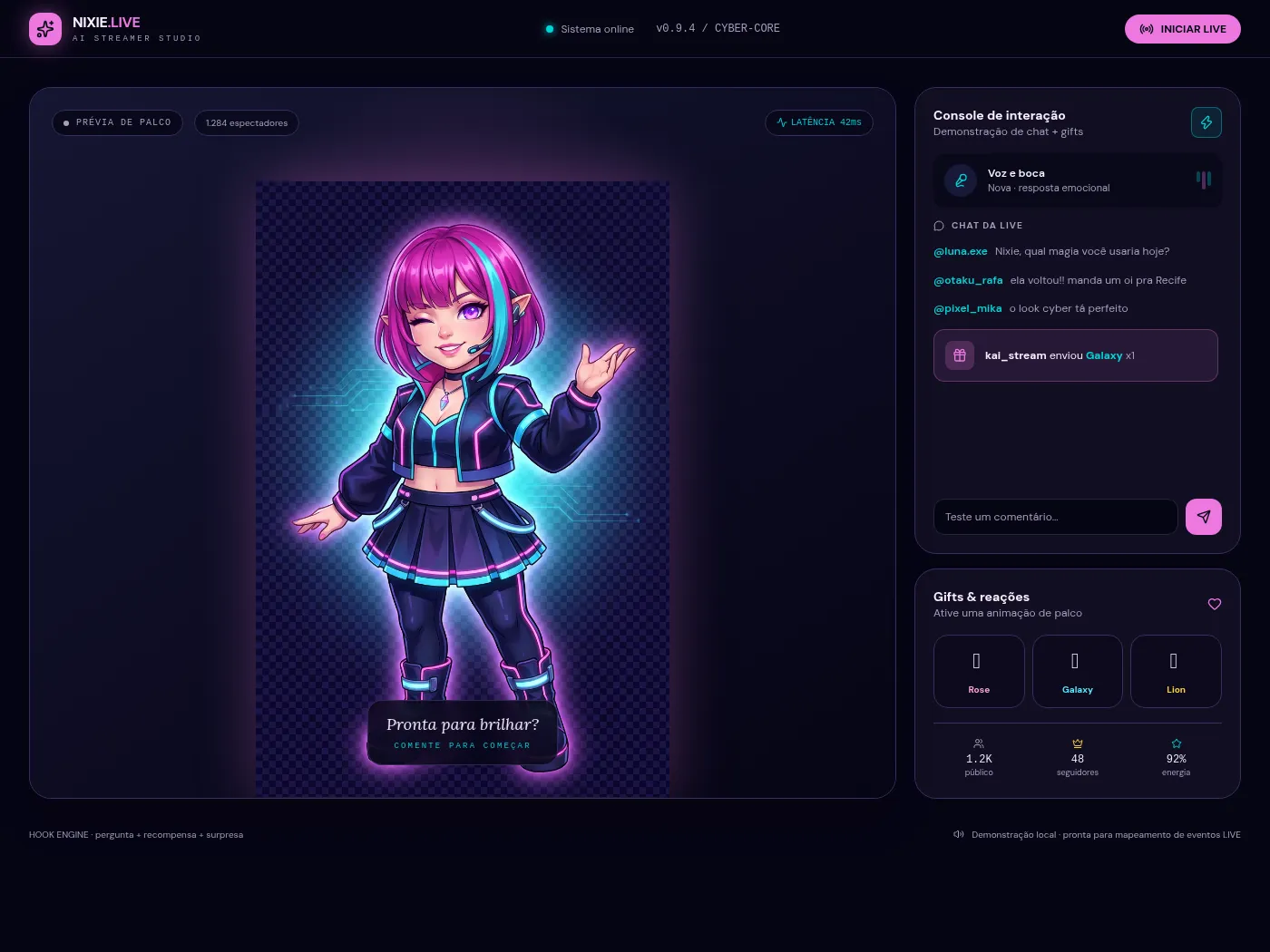 TinyAI Anime Streamer