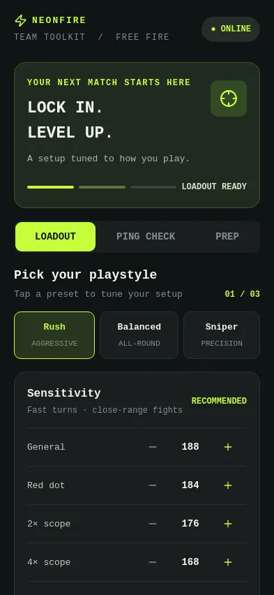 NeonFire Gamer Toolkit