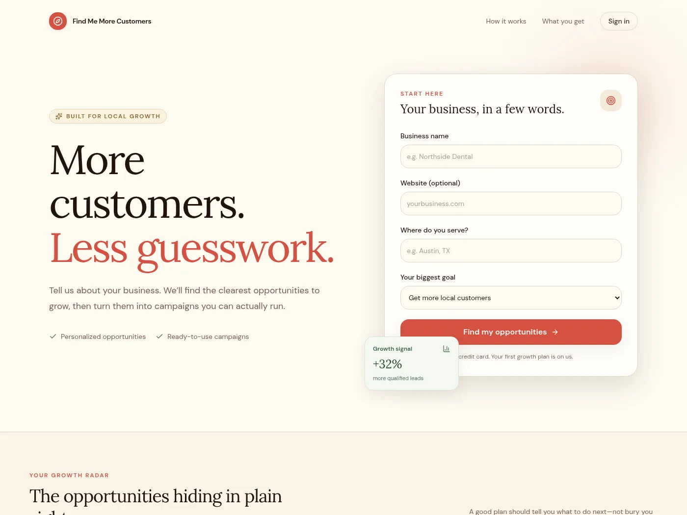 Find Me More Customers