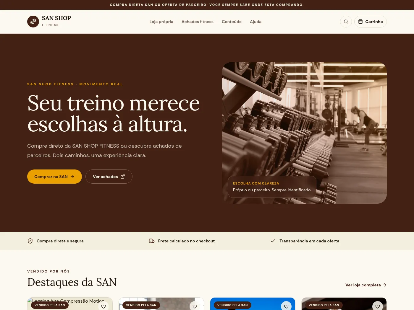 SAN Shop Fitness Hub
