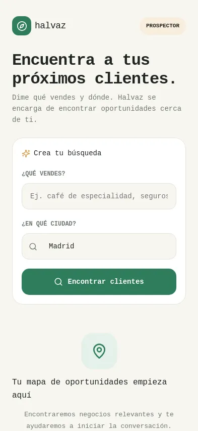 Halvaz Client Finder