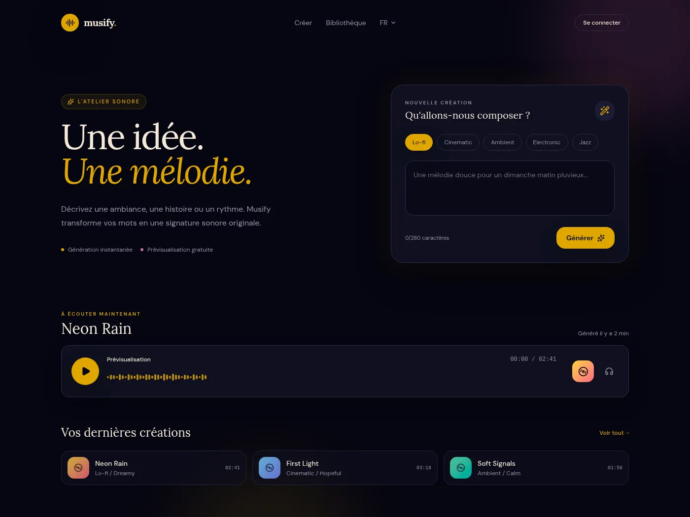 Musify AI Generator