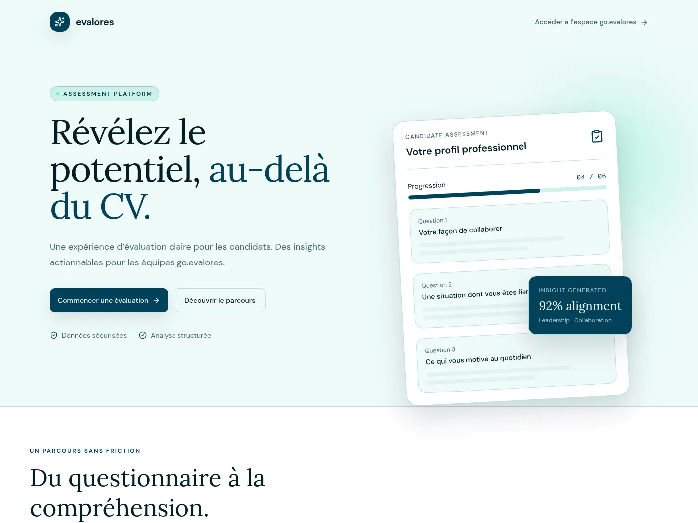 Evalores SaaS Assessment