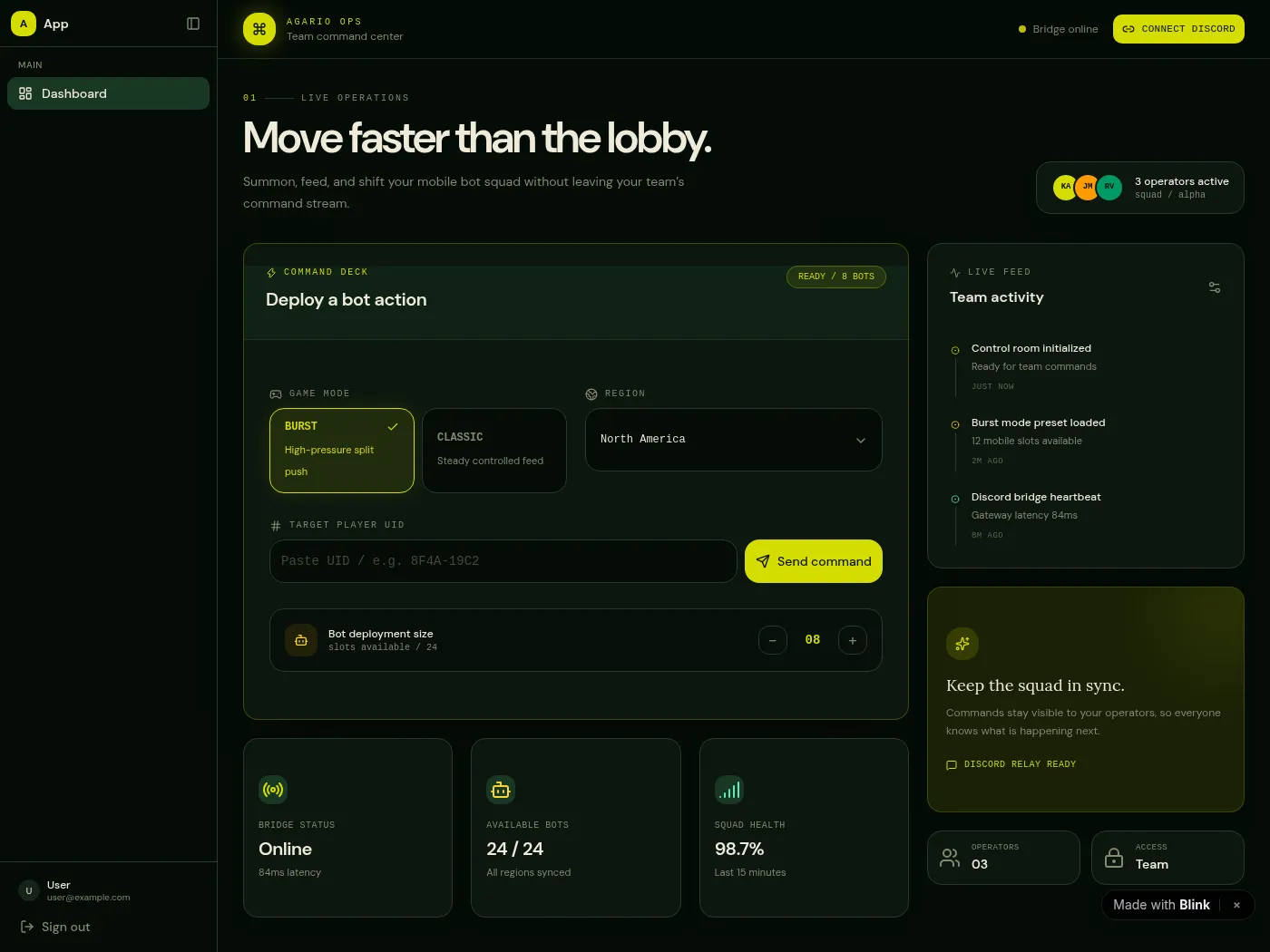 Agario Discord Bridge