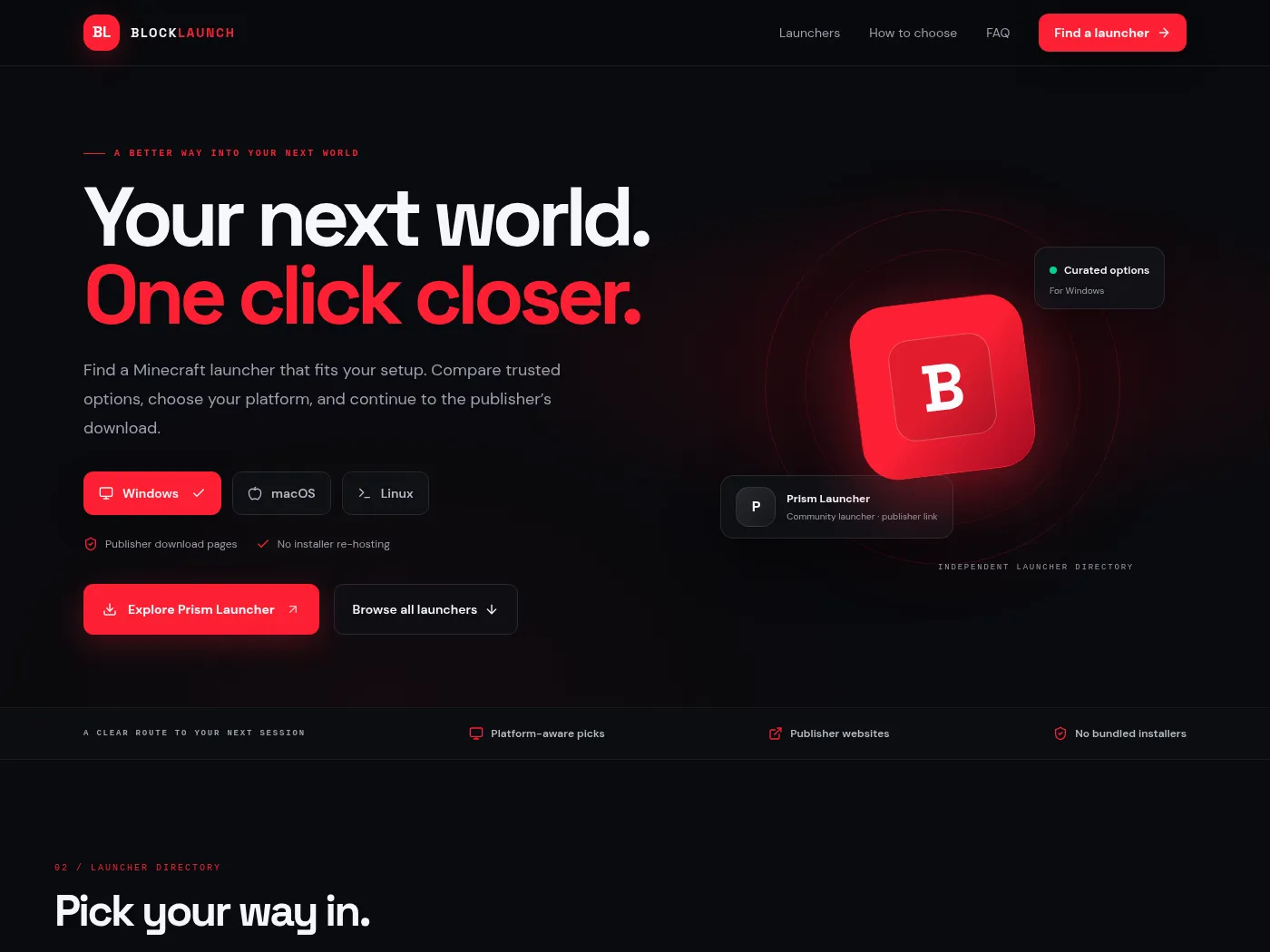 BlockLaunch Site