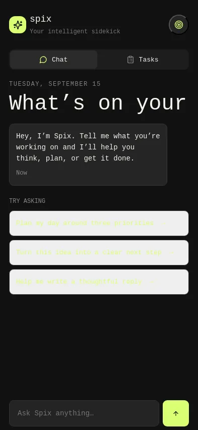 SpixAI Alternative App