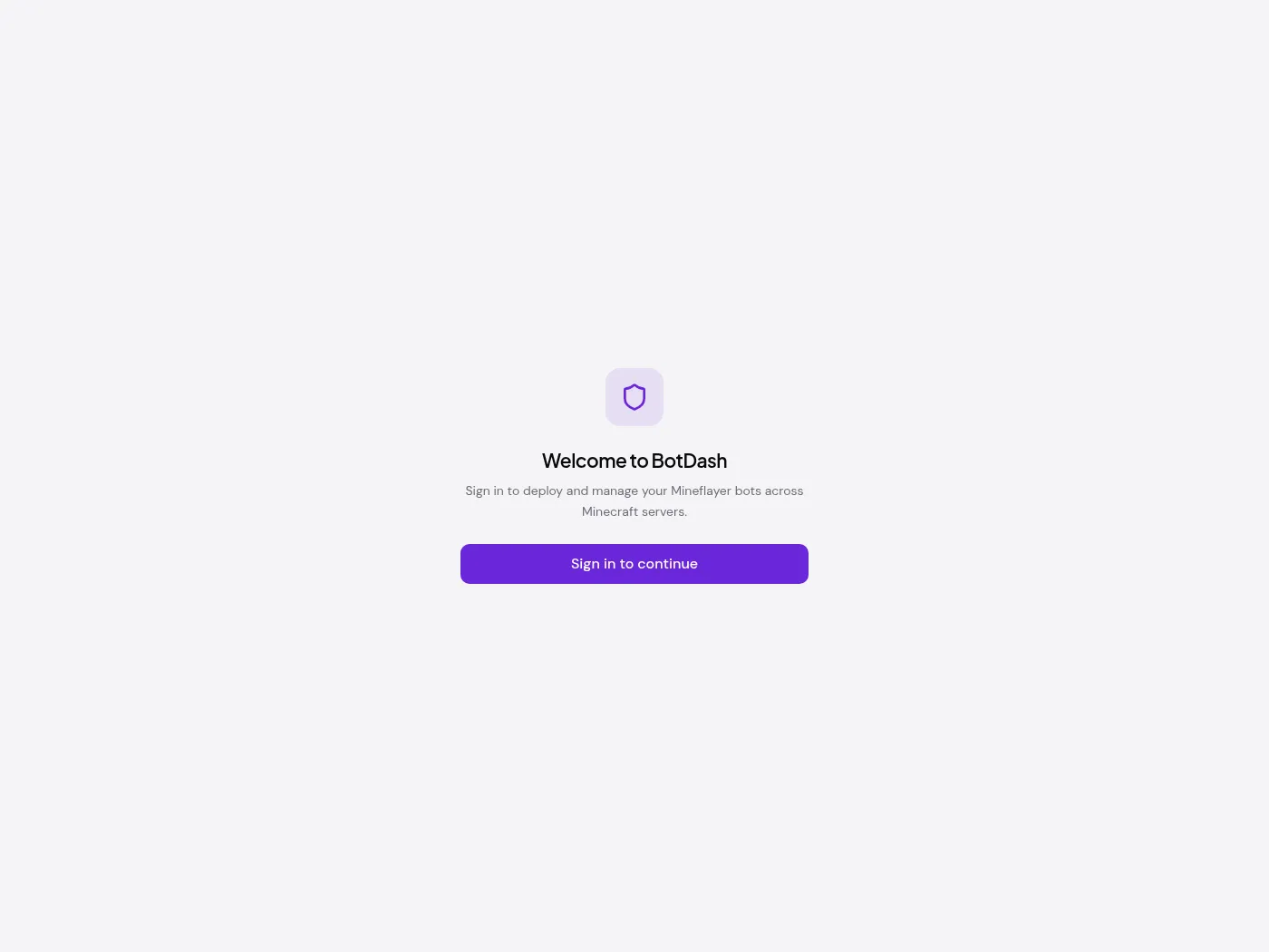 Mineflayer Bot Dashboard