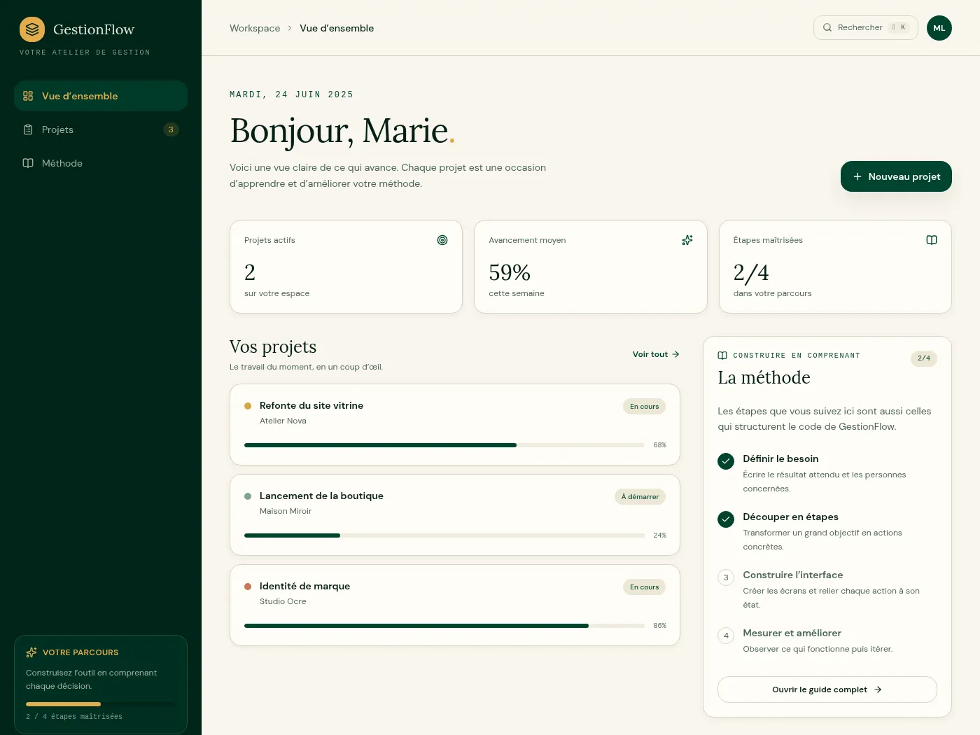 GestionFlow Web App