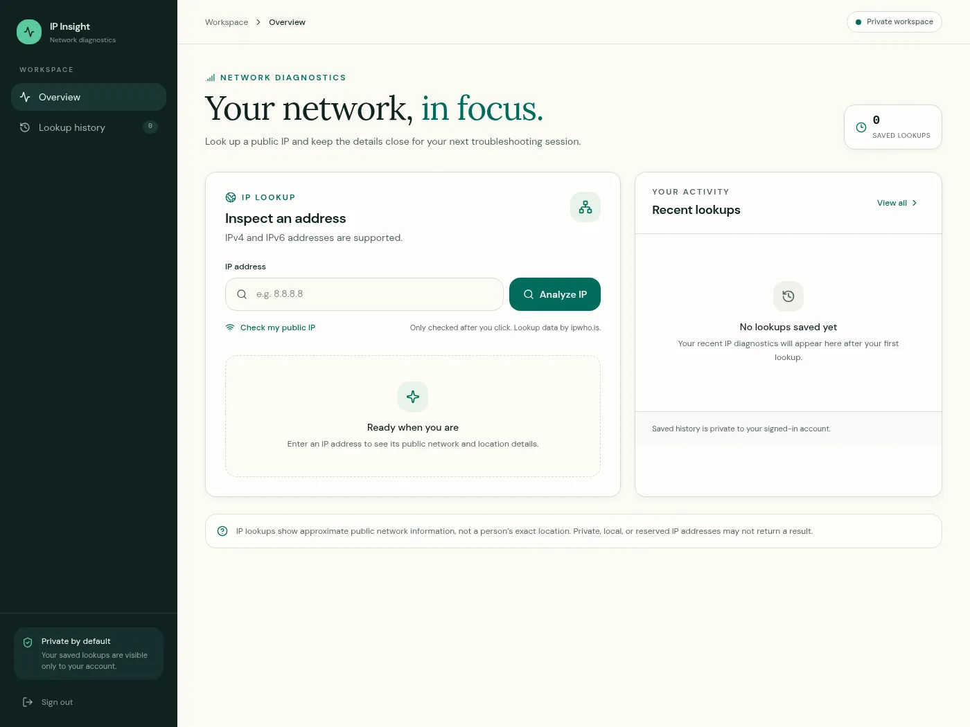 IP Insight Dashboard