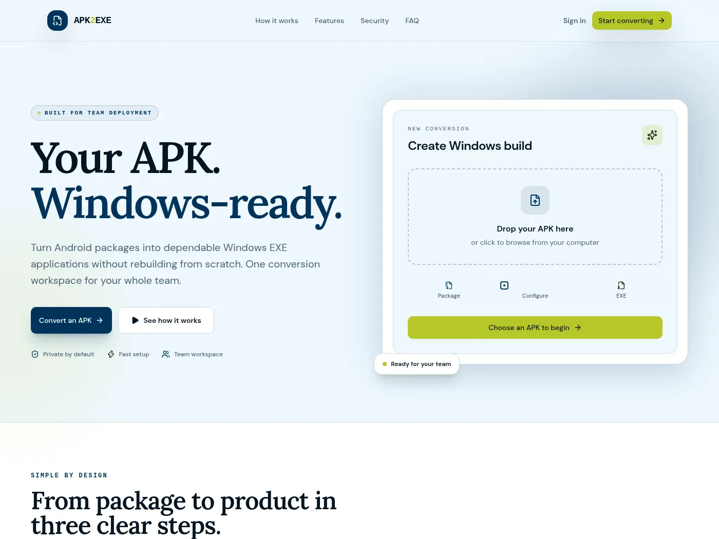 APK2EXE Converter