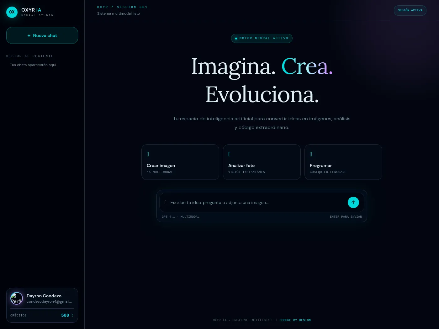 OXYR IA Platform