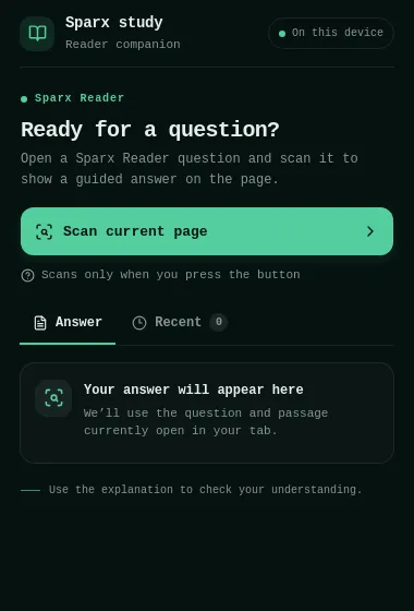 Sparx AI Answer Assistant